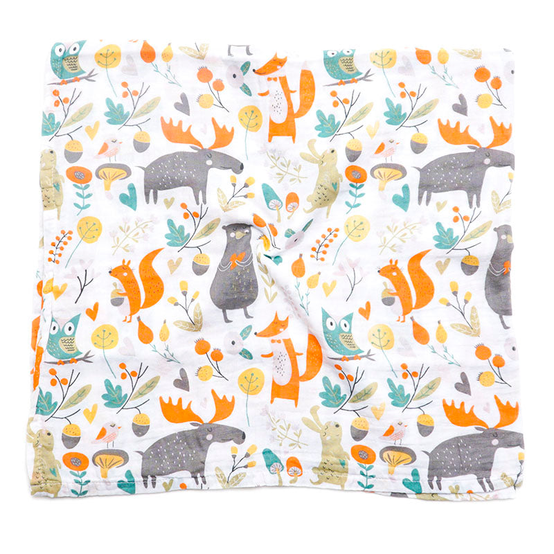 Extra Large Woodland Cotton Muslin – Bumble Baby Boutique