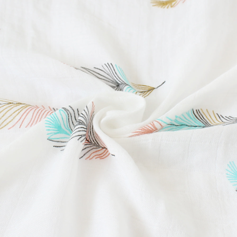 Extra Large Feather Bamboo Muslin – Bumble Baby Boutique