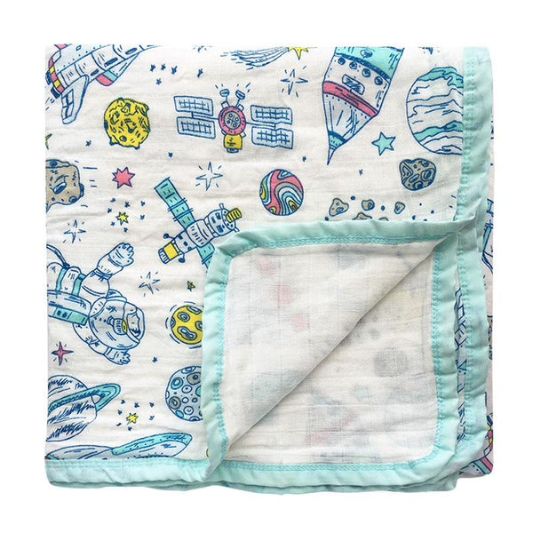 Four Layer Space Cotton Blanket – Bumble Baby Boutique